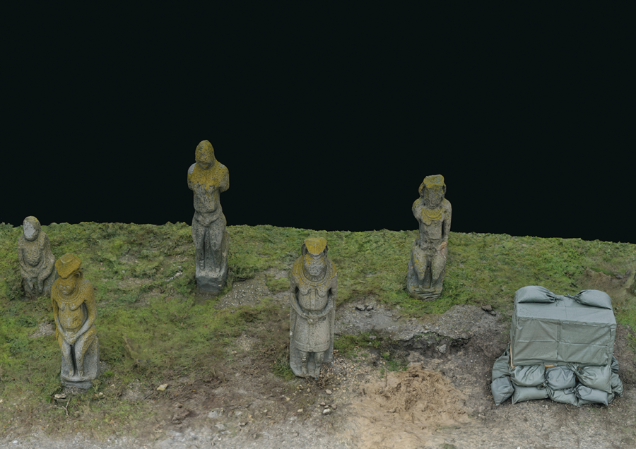 Polovtsian statues, Izyum – Pixelated Realities